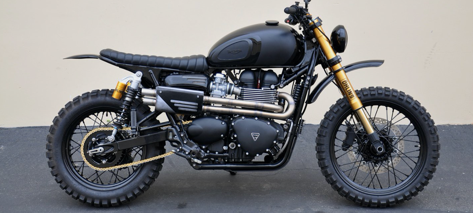 Brady Young's Triumph Scrambler 2017 Build – Seaweed & Gravel